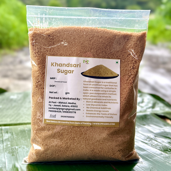 Buy Khandsari Sugar Online - Traditional Khaand Unrefined Sugar | PIP AGRO