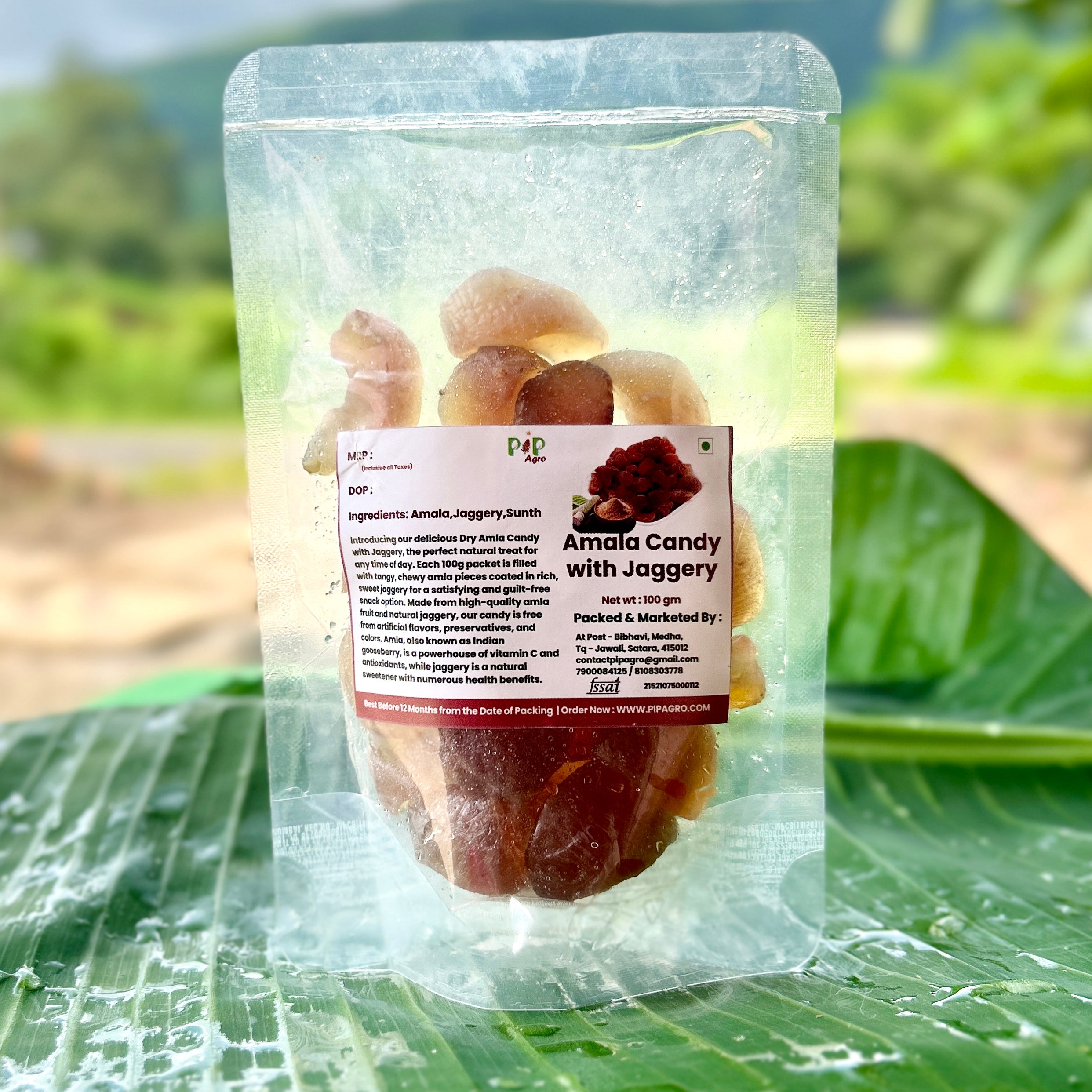 Amala Jaggery Candy 100 gm | आवळा कँडी – PIP AGRO